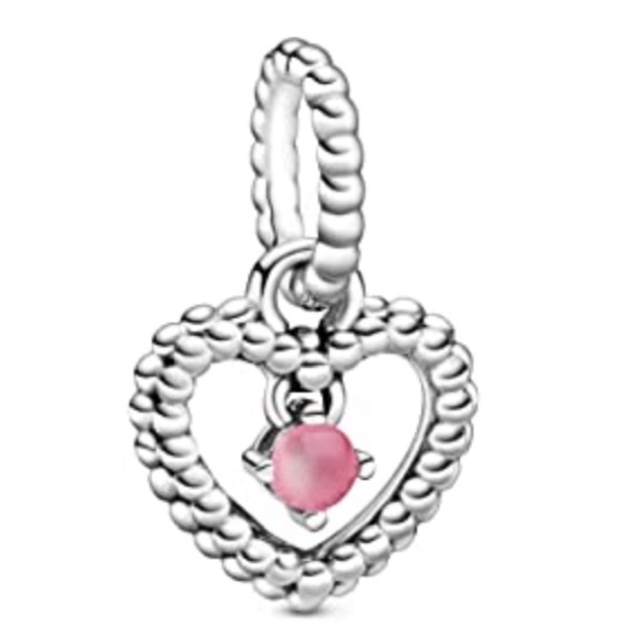 Pandora | Jewelry | New Pandora Purely Pandora Heart Crystal Charm ...